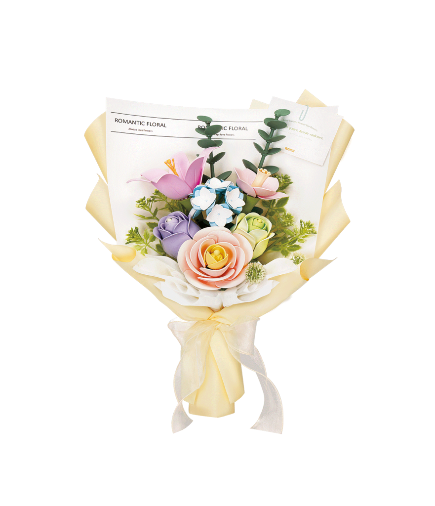 Spring Time Bouquet Display Showcase - Robotime in Czech Warehouse