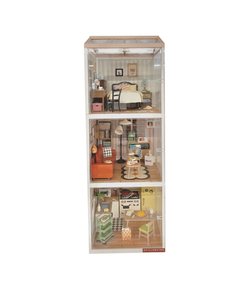 DW Series Display Showcase - Robotime in Czech Warehouse
